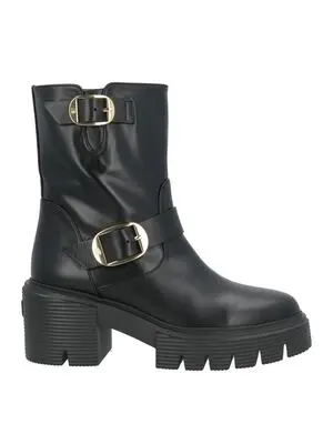 STUART WEITZMAN Ankle Boots In Leather With Appliqués