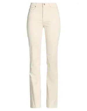 Armani Exchange Cotton And Elastane Flared Pants - Beige