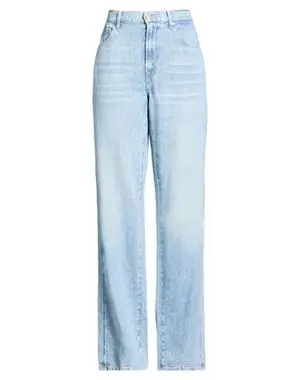 7 For All Mankind Jeans Size Cotton, Linen - Blue