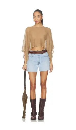 MORE TO COME Orson Knit Poncho