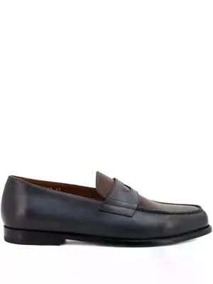 DOUCAL'S Leather Penny Loafers