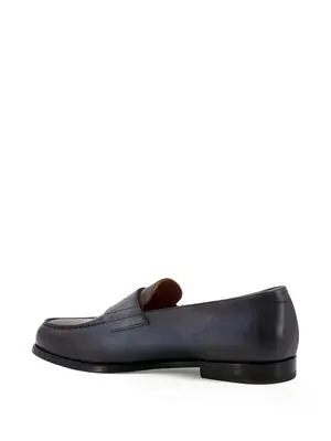 DOUCAL'S Leather Penny Loafers