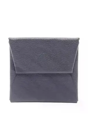 Hermès 2024 Bastia Engraved Coin Purse - Blue