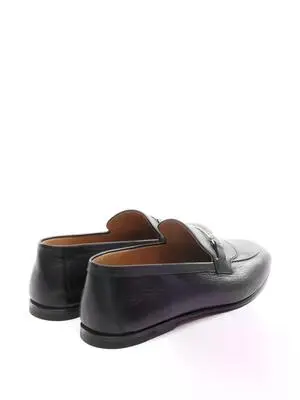 Hermès 2010s Time Leather Loafers