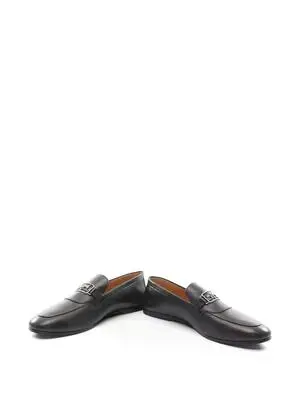 Hermès 2010s Time Leather Loafers