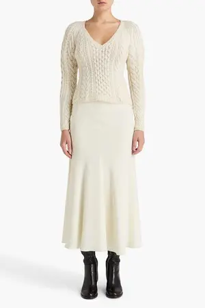 Gabriela Hearst Cable-knit Cashmere Sweater