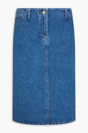 Magda Butrym Denim Skirt - Mid Denim