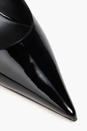 Magda Butrym Floral Appliquéd Slingback Pumps