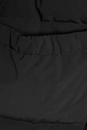 JIL SANDER Quilted Shell Hooded Down Coat - Black