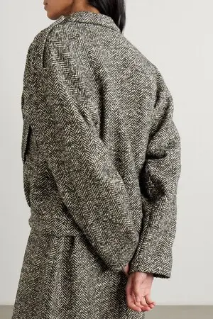 BLAZÉ MILANO Popoff Serama Herringbone Woolblend Jacket