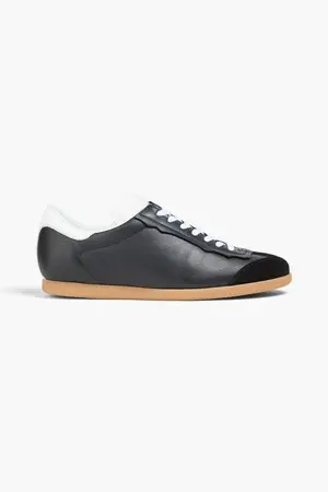 MAISON MARGIELA Featherlight Suedetrimmed Leather Sneakers