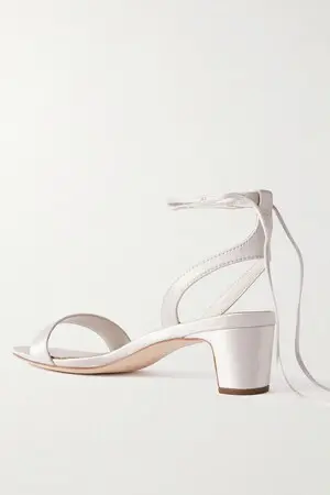 LOEFFLER RANDALL Jackie Satin Sandals - White