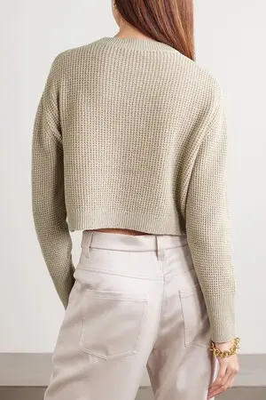 Brunello Cucinelli Sequinembellished Waffleknit Sweater