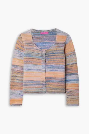 THE ELDER STATESMAN Cosmic Cashmere Cardigan - Royal Blue