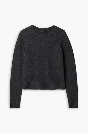 NILI LOTAN Gwendolyn Woolblend Sweater - Dark Gray