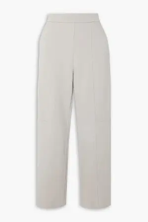 Max Mara Leisure Glasgow Stretchjersey Straightleg Pants - Light Gray