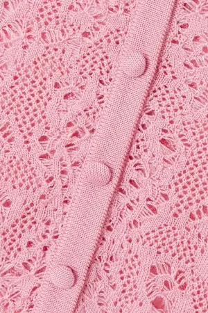 Gabriela Hearst Ithaca Crocheted Henley Top