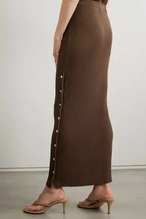 BLAZÉ MILANO Alegria Ribbed Maxi Skirt