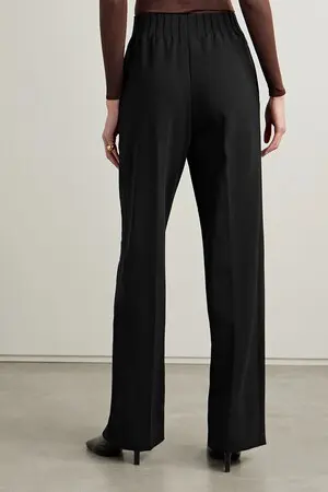 FFORME Maud Woolblend Crepe Wideleg Pants