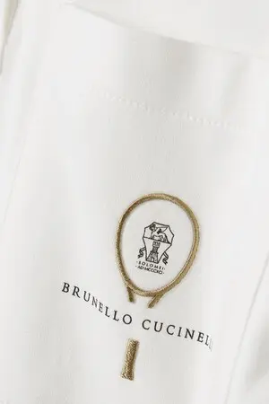 Brunello Cucinelli Tennis Pleated Embroidered Mini Dress