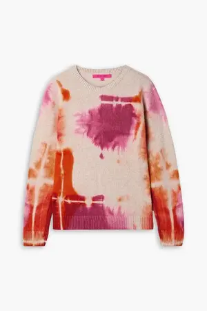 THE ELDER STATESMAN Rorschach Malibu Tie-dyed Cashmere Sweater
