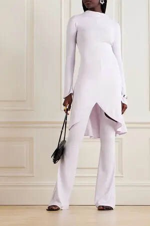 COURREGES Asymmetric Jersey Mini Dress
