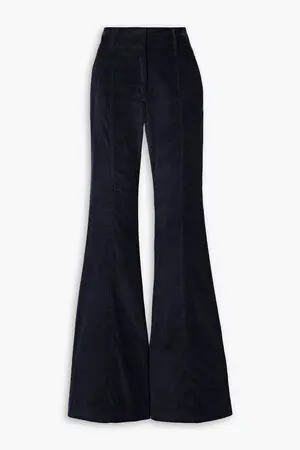 Gabriela Hearst Ianthe Cottoncorduroy Flared Pants - Navy