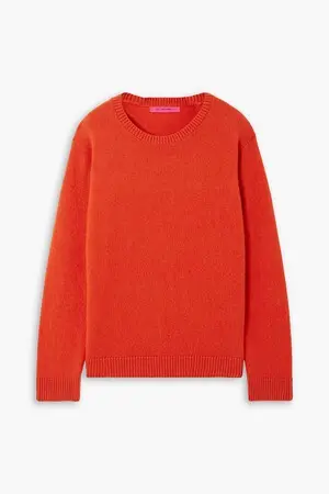 THE ELDER STATESMAN Malibu Cashmere Sweater - Orange