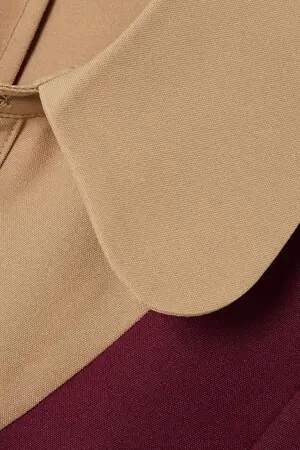 TOLU COKER Cropped Paneled Shirt
