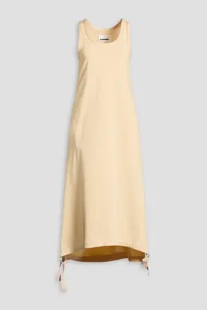 JIL SANDER Cottonjersey Midi Dress - Cream