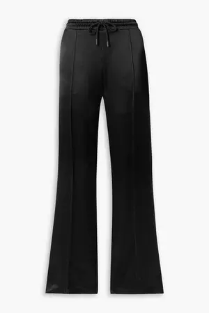 JW Anderson Satin Straightleg Track Pants - Black