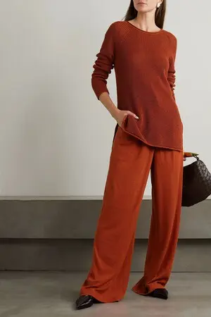 Max Mara Leisure Brina Linen-blend Gauze Wide-leg Pants
