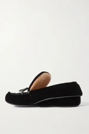 JW Anderson Embellished Suede Loafers