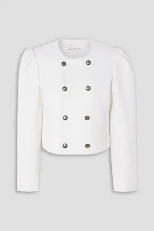 Alessandra Rich Doublebreasted Bouclétweed Jacket