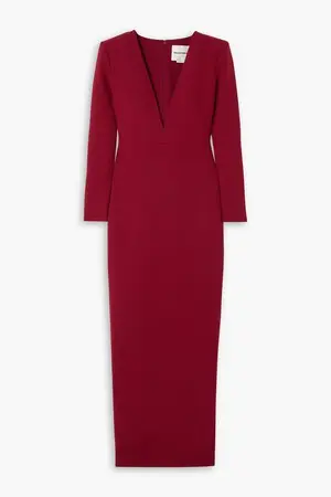 Roland Mouret Crepe Gown - Claret