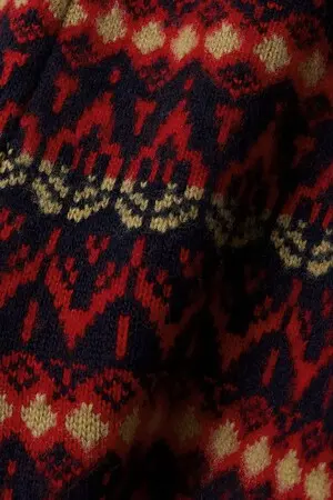 Bally Fair Isle Intarsia-knit Merino Wool Shorts