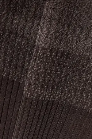 Attico Convertible Ribbed-knit Midi Dress