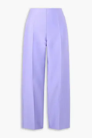 Dries Van Noten Satin Tapered Pants - Lavender