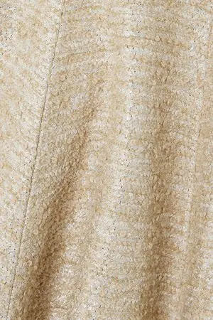 EMILIA WICKSTEAD Denver Metallic Bouclé-tweed Midi Dress