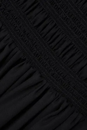 Max Mara Manu Off-the-shoulder Wool-gauze Maxi Dress