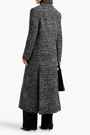 Alberta Ferretti Doublebreasted Bouclétweed Coat