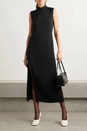 Veronica De Piante Leah Crepe Midi Dress