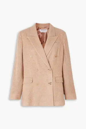 Gabriela Hearst Amergin Silkblend Bouclégauze Blazer - Sand