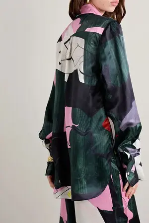 ROKSANDA Printed Satin Shirt