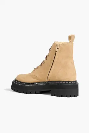 Proenza Schouler Suede Combat Boots
