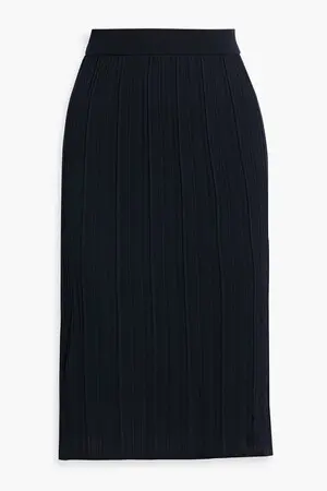 Thom Browne Ribbed Wool Skirt
