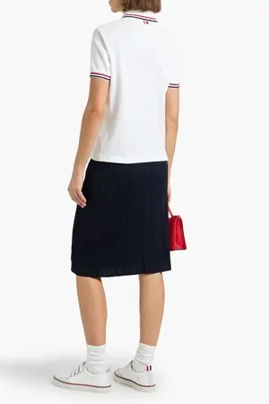 Thom Browne Ribbed Wool Skirt