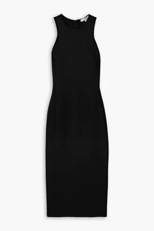 Max Mara Vetta Stretchjersey Midi Dress - Black