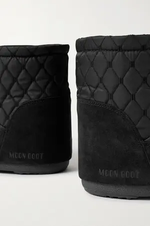 Moon Boot Icon Low Suedetrimmed Quilted Shell Snow Boots