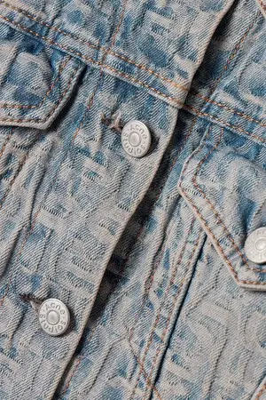 Acne Studios Cropped Denimjacquard Jacket